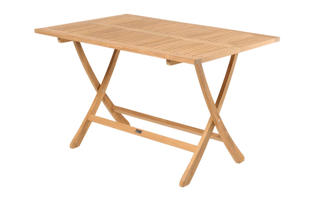 Traditional Teak Sofia inklapbare tuintafel | 120x80cm - De Vries XL ...